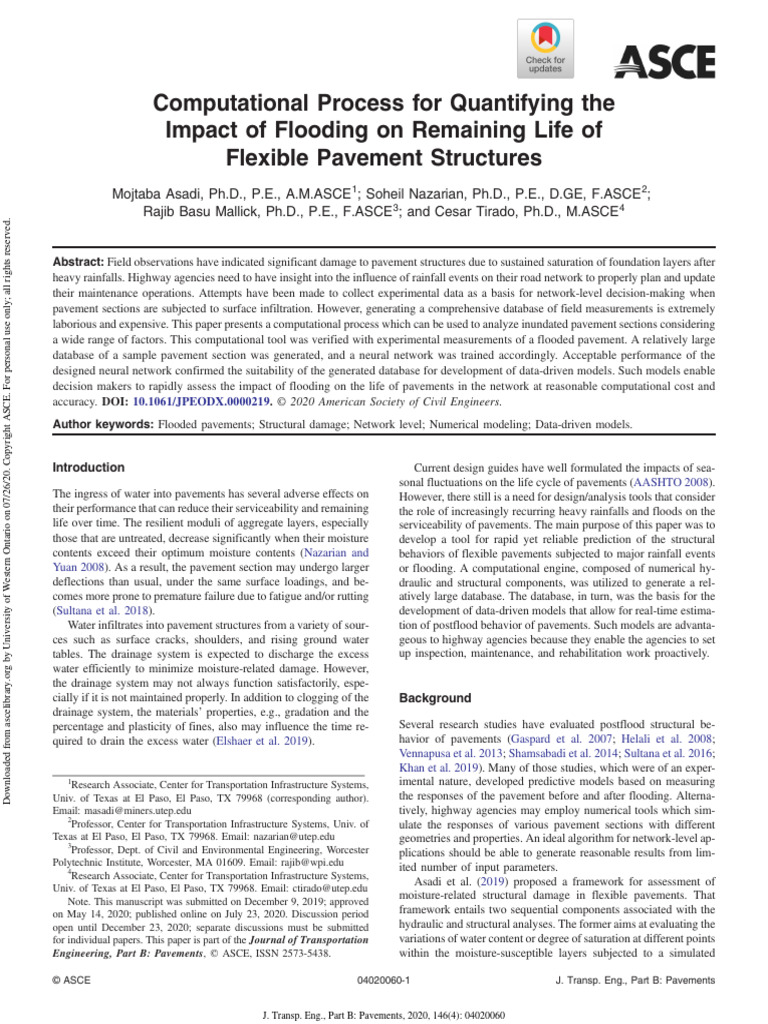 Asadi Et Al (2020) Computational Process For Quantifying The Impact of ... Asadi Et Al (2020) Computational Process For Quantifying The Impact of ...