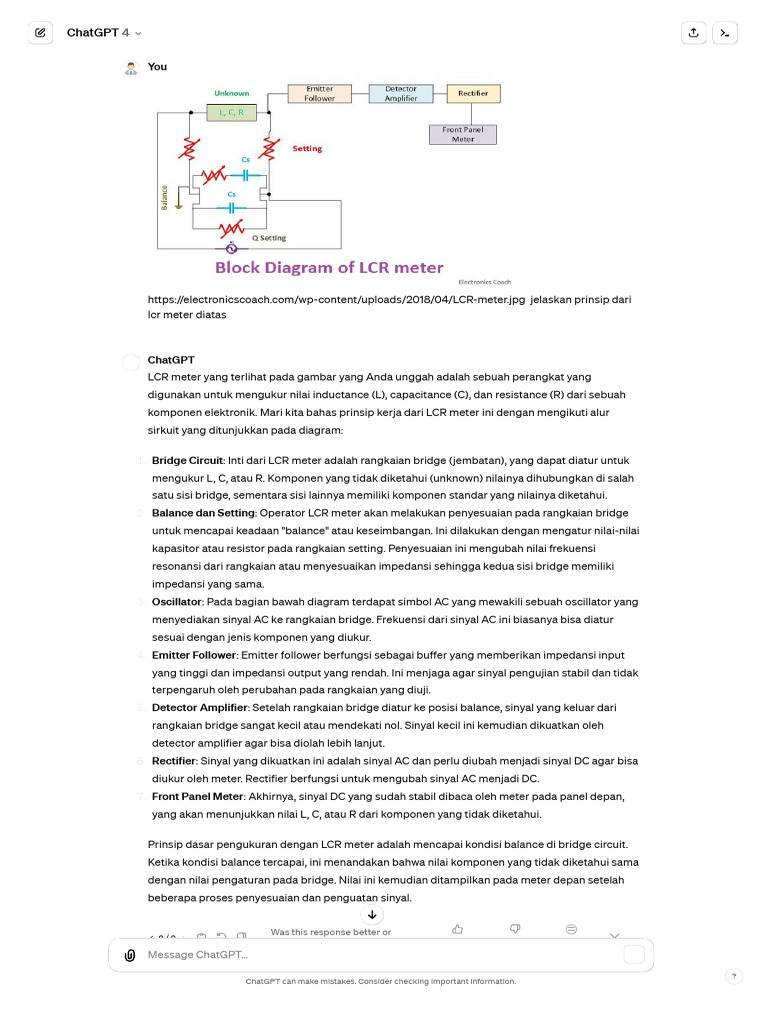 LCR Meter Prinsip Kerja | PDF