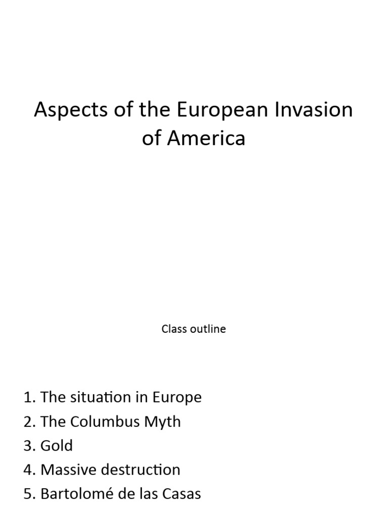 European Invasion of America Overview | PDF | Christopher Columbus