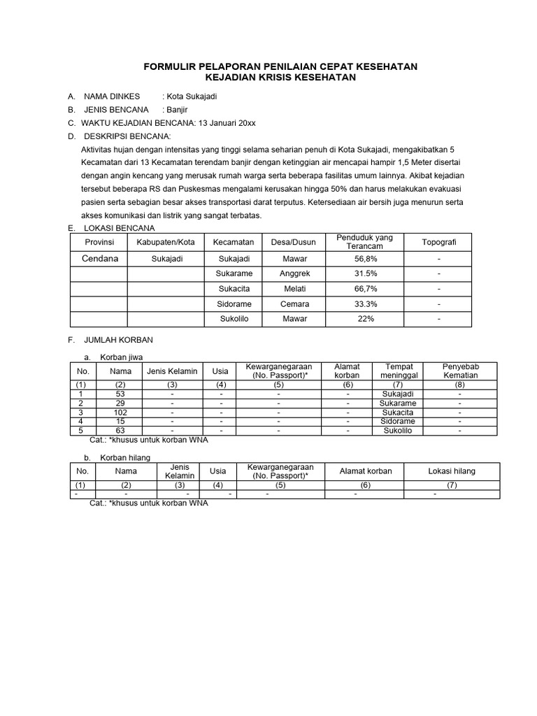 Form RHA Kelompok 3 | PDF