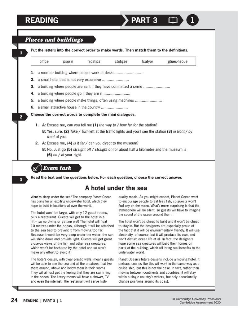 Booster Reading Part3 | PDF
