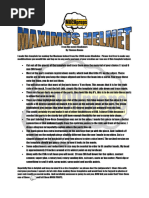 Spamton Cosplay Mask DIY Guide | PDF