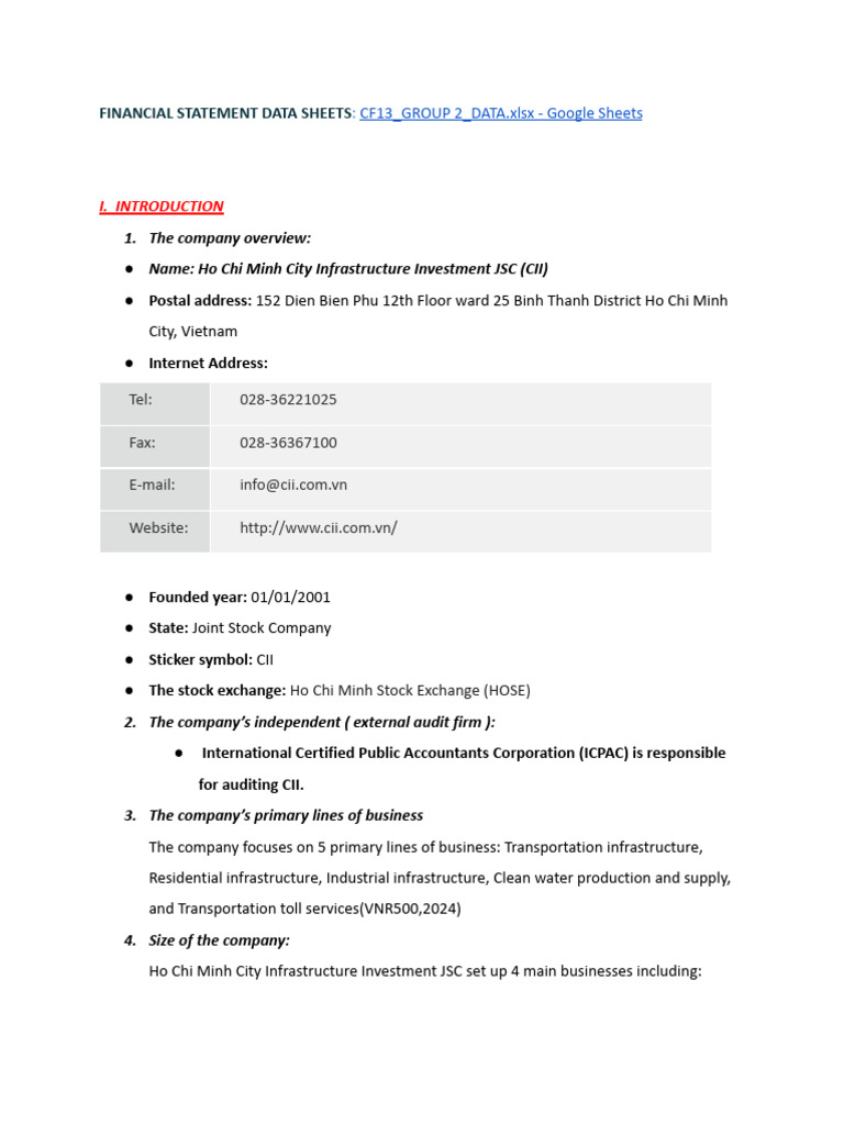 CF11-Group 2 - Assignment 1 | PDF | Price–Earnings Ratio | Expense