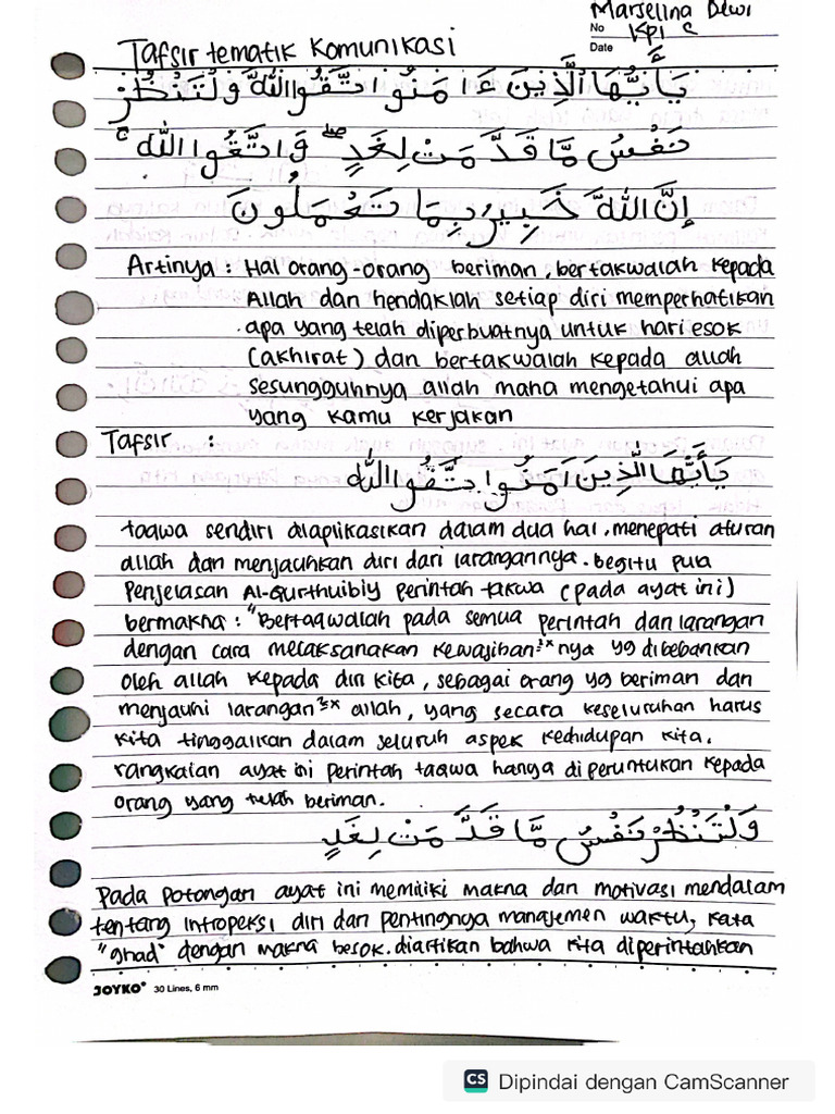 Marselina Dewi Kpi 1c | PDF