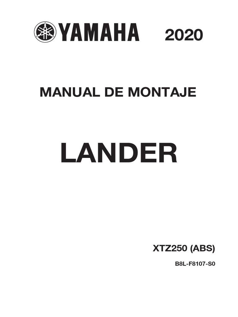 Manual de Montaje Lander | PDF | Tornillo | Sistema de freno antibloqueo
