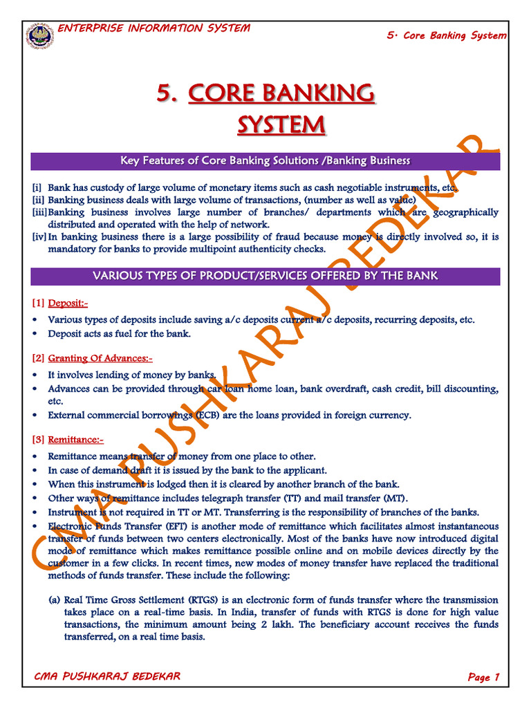 Core Banking System Modification | PDF | Financial Risk | Loans
