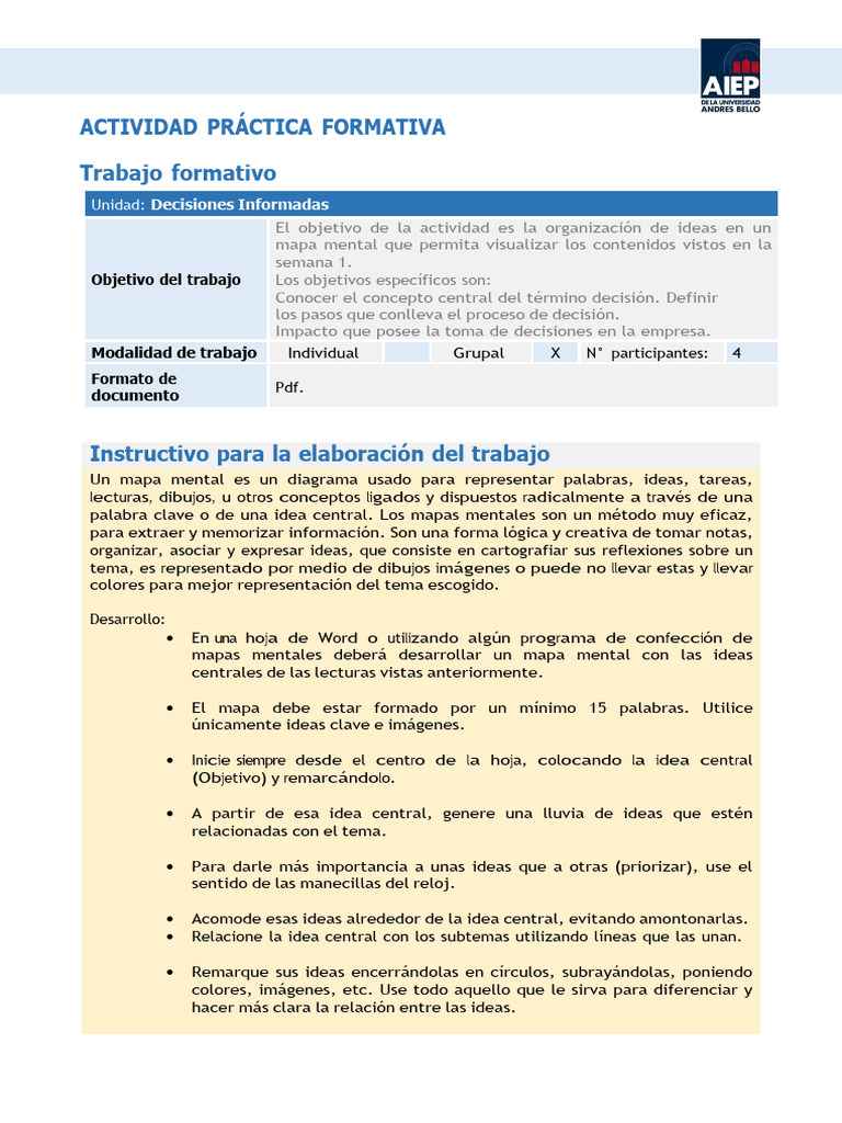 Actividad Practica Formativa | PDF | Cognición | Ciencia cognitiva