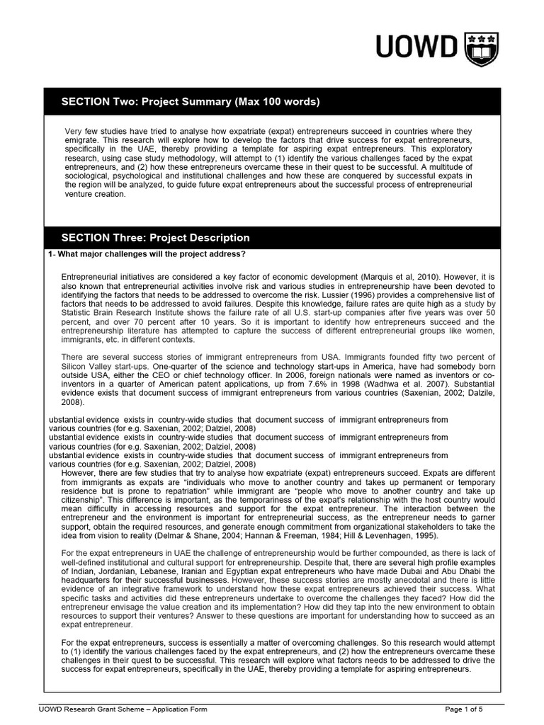 PROPOSAL Example | PDF | Entrepreneurship | Startup Company