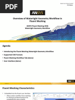 Lecture 3: Geometry Description and Volume Meshing: ANSYS Fluent Getting Started | PDF ...