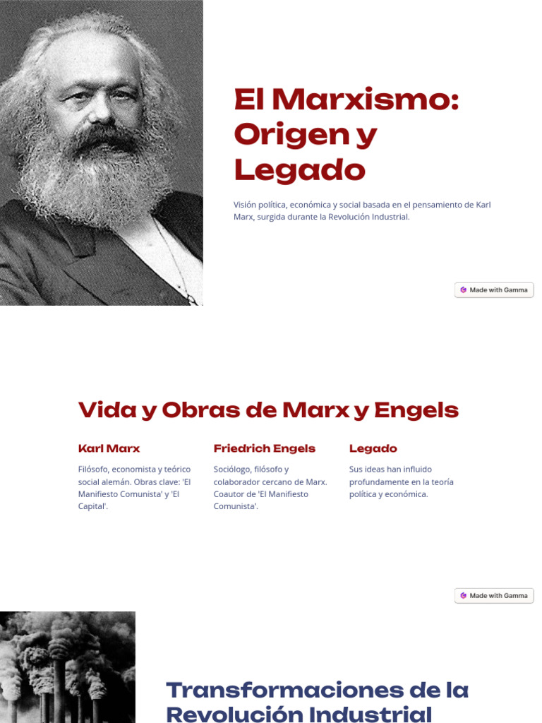 El Marxismo Origen y Legado | PDF | marxismo | Karl Marx