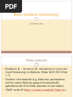 Latin Medical Terms Quick Guide | PDF