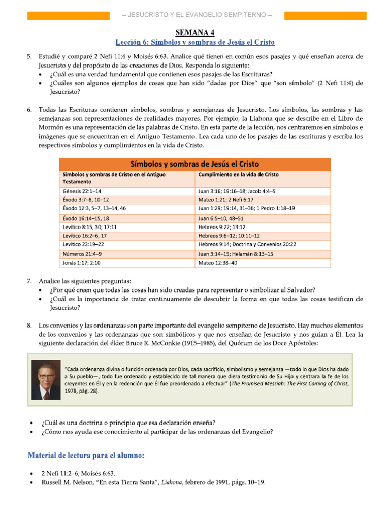 JES - Lección 6 | PDF