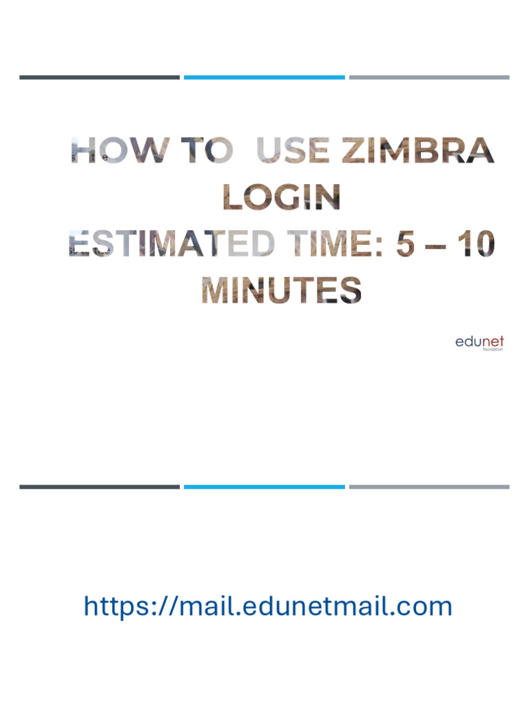 Zimbra Login | PDF