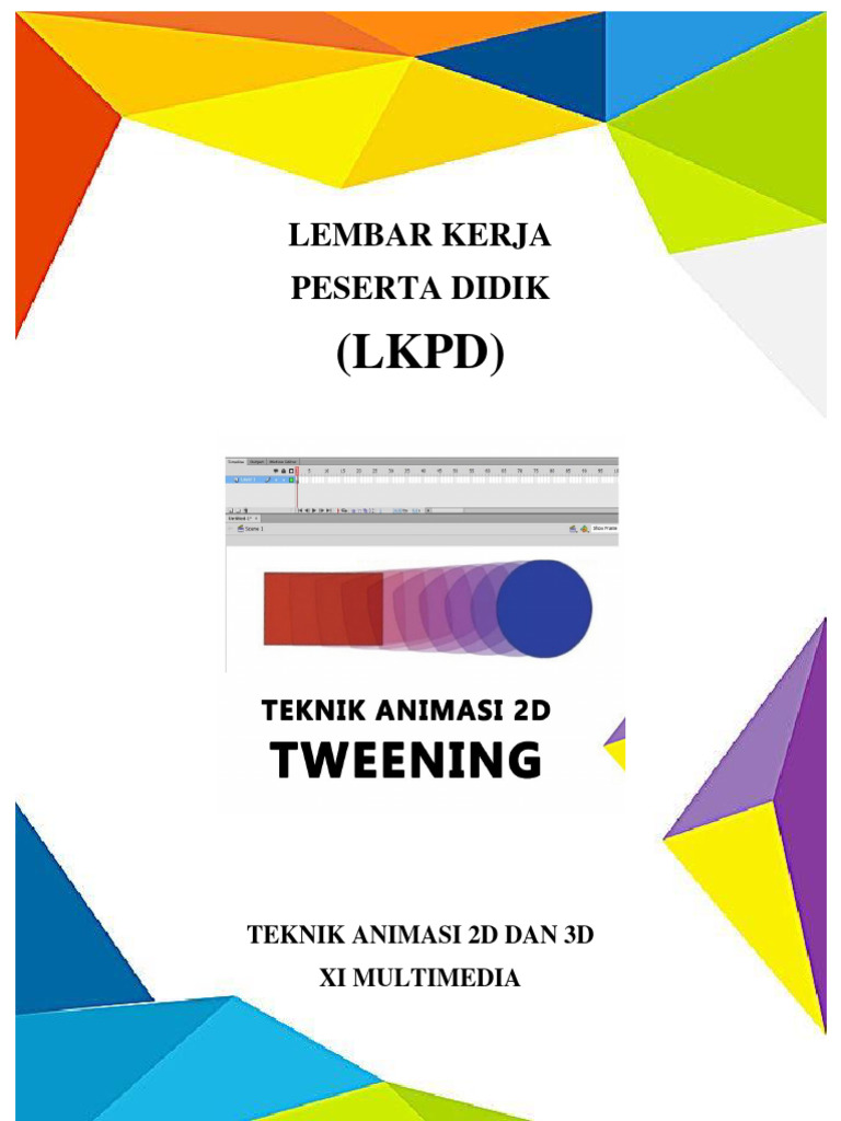 LKPD Teknik Animasi Tweening - Handalas Nur Prabadewati | PDF