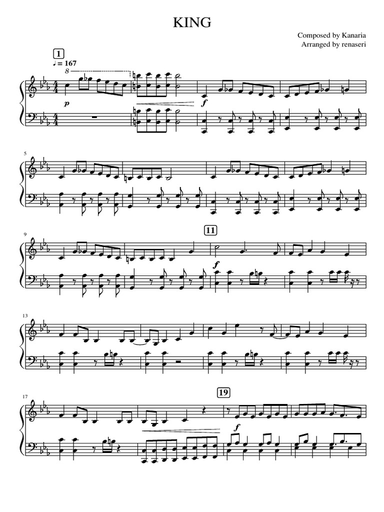 King Piano | PDF