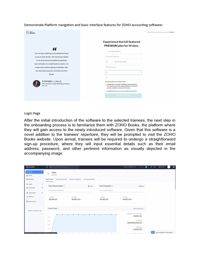 ZOHO Training | PDF | Information Technology | Computing