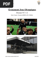 Plan Dossier Bpjeps Uc1 & Uc2 | PDF | Bilan comptable | la communication