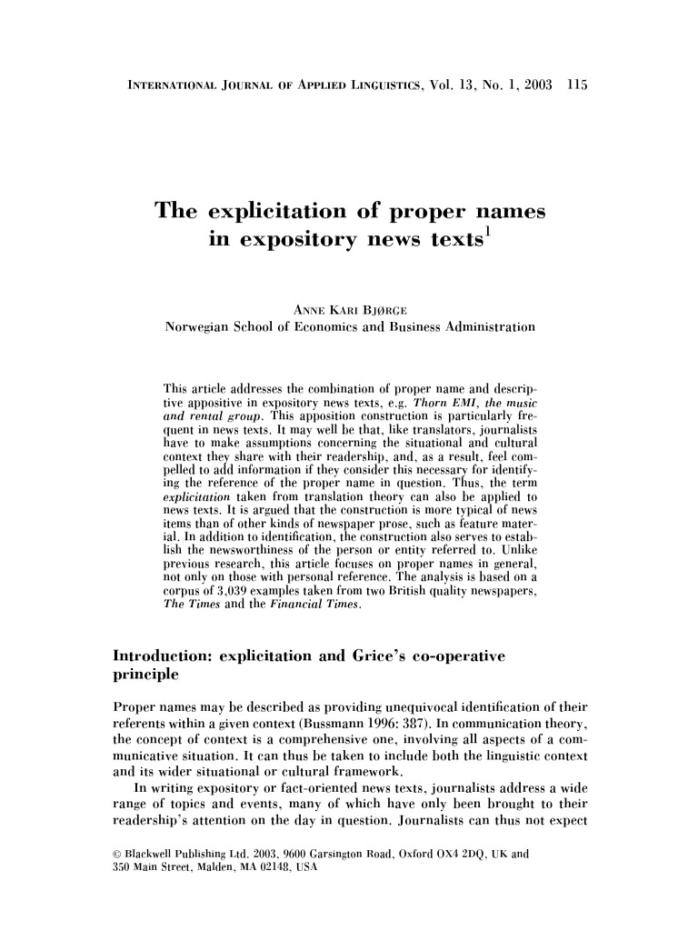 Bjorge | PDF | News | Translations