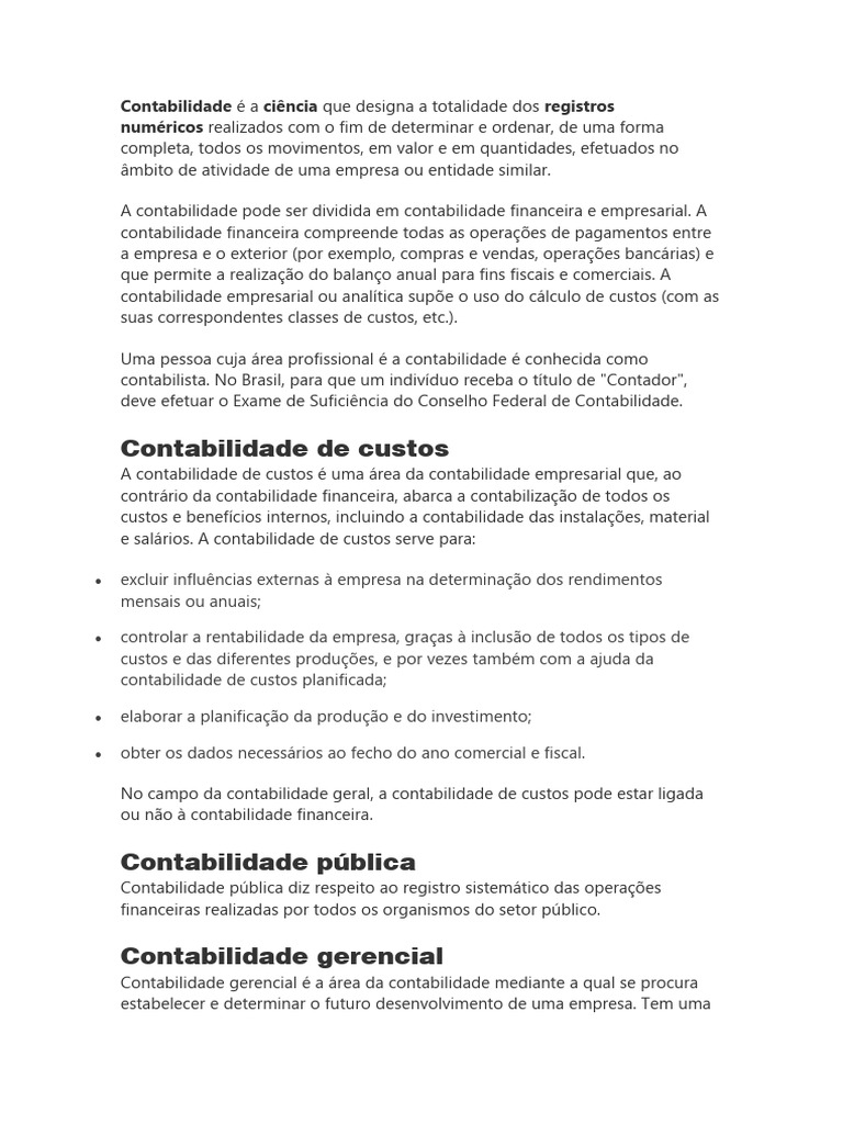 Contabilidade | PDF | Contabilidade | Despesa