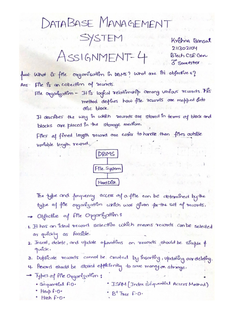 DBMS Ass 4 211302104 | PDF