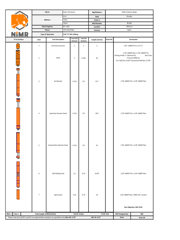 SSD Shifting Tool Specifications | PDF