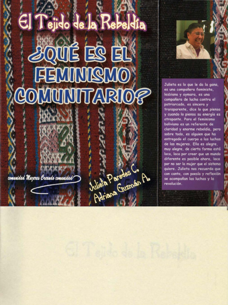 L1C3Julieta Paredes Adriana Guzman - El Teji | PDF | Ciencias sociales ...