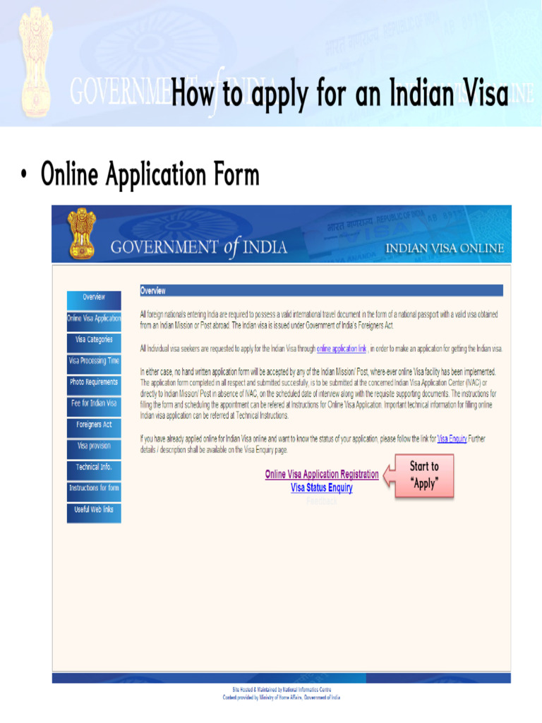 Indian Visa Application Guide | PDF | Travel Visa | Government And ...