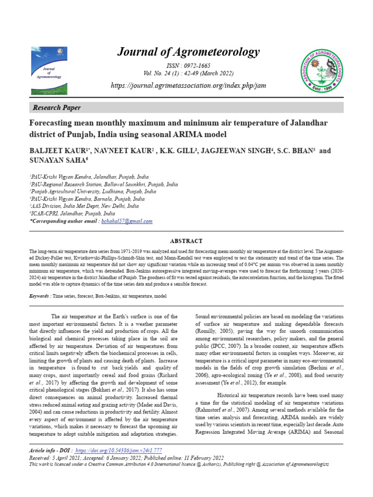 Arima | PDF | Autoregressive Integrated Moving Average | Mean Squared Error
