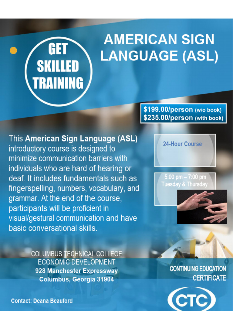 2021 Sign Language Flyer | PDF