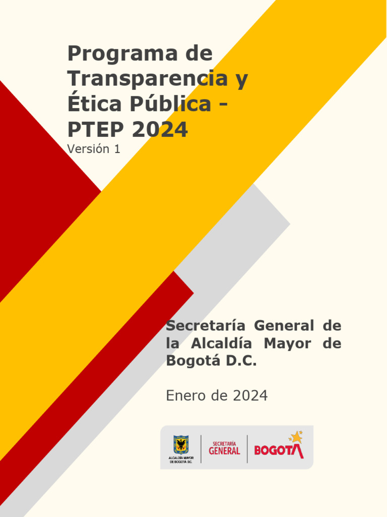 Ptep 2024 V1 | PDF | Administración Pública | Corrupción política