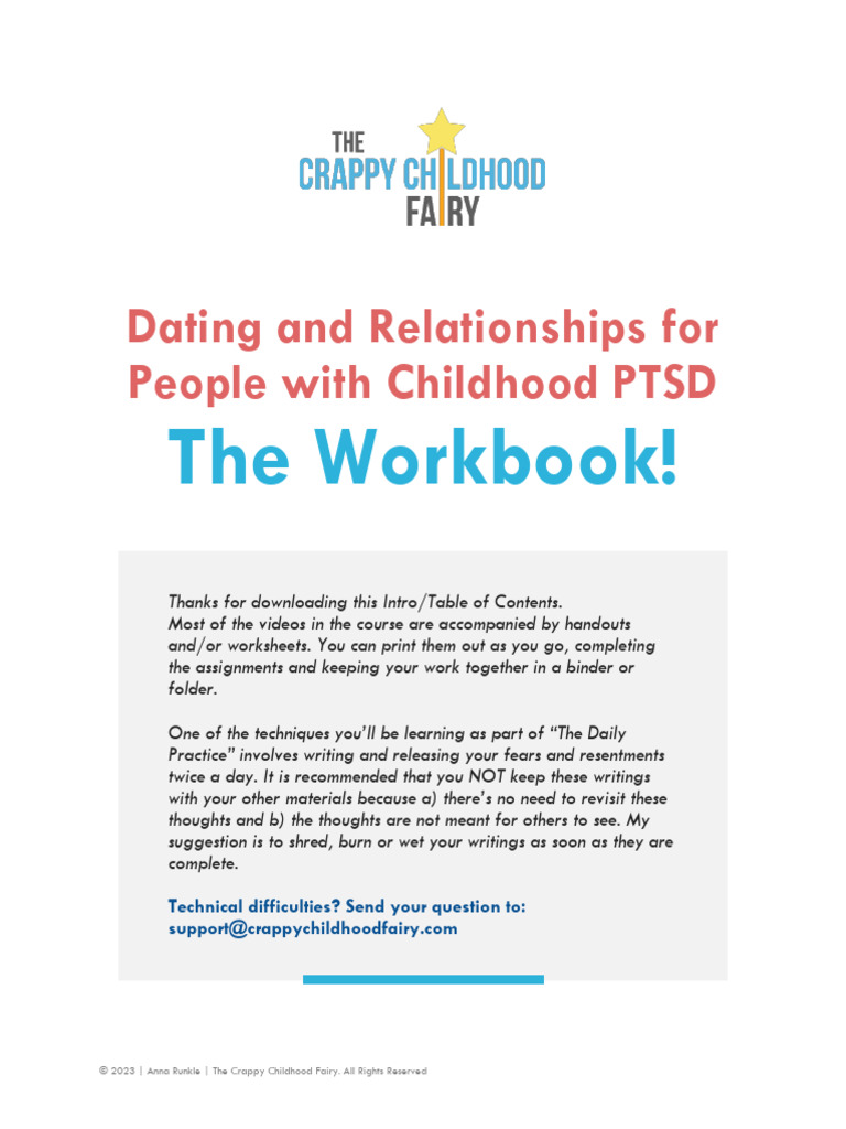 DatingRelationship Workbook B | PDF | Meditation | Mental Disorder