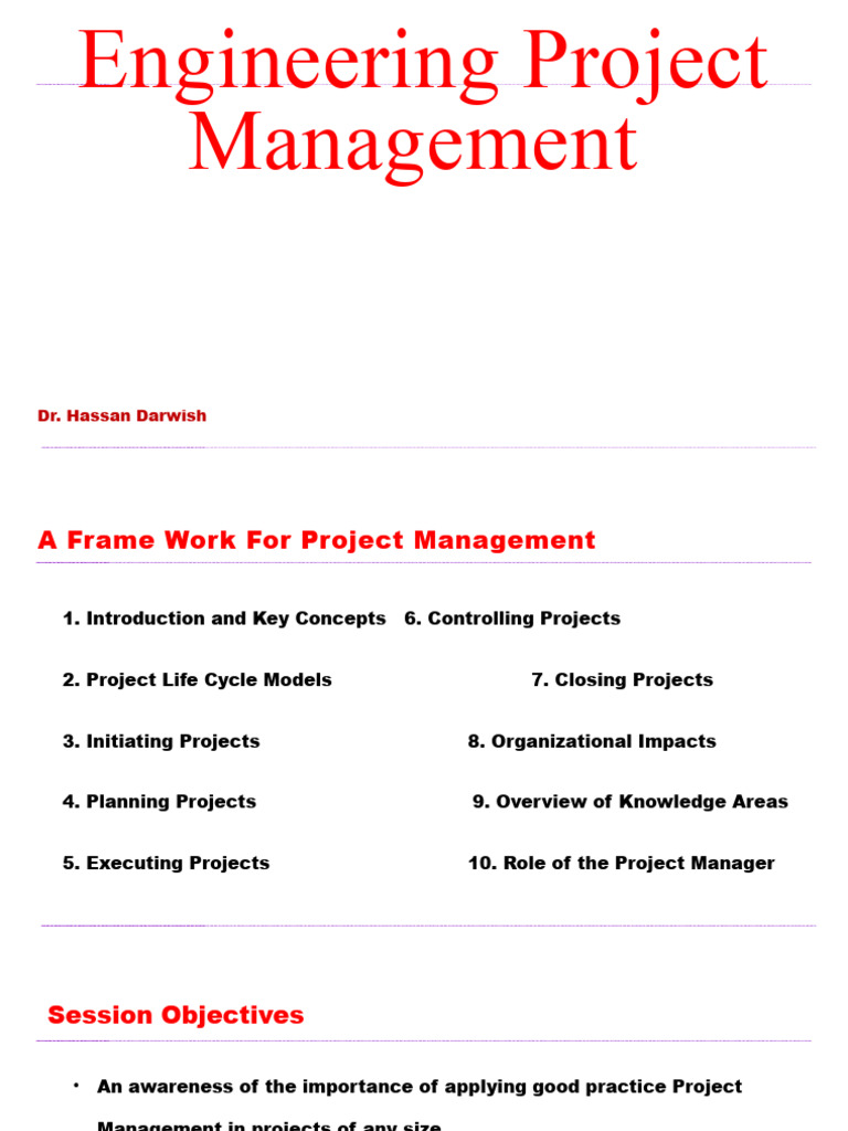 Engineering Project Management 261V IIII | PDF | Project Management ...