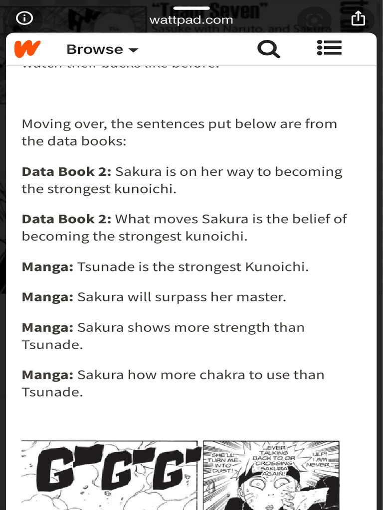 Sakura Rants - Sakura As The Strongest Kunoichi - Wattpad | PDF | Young ...