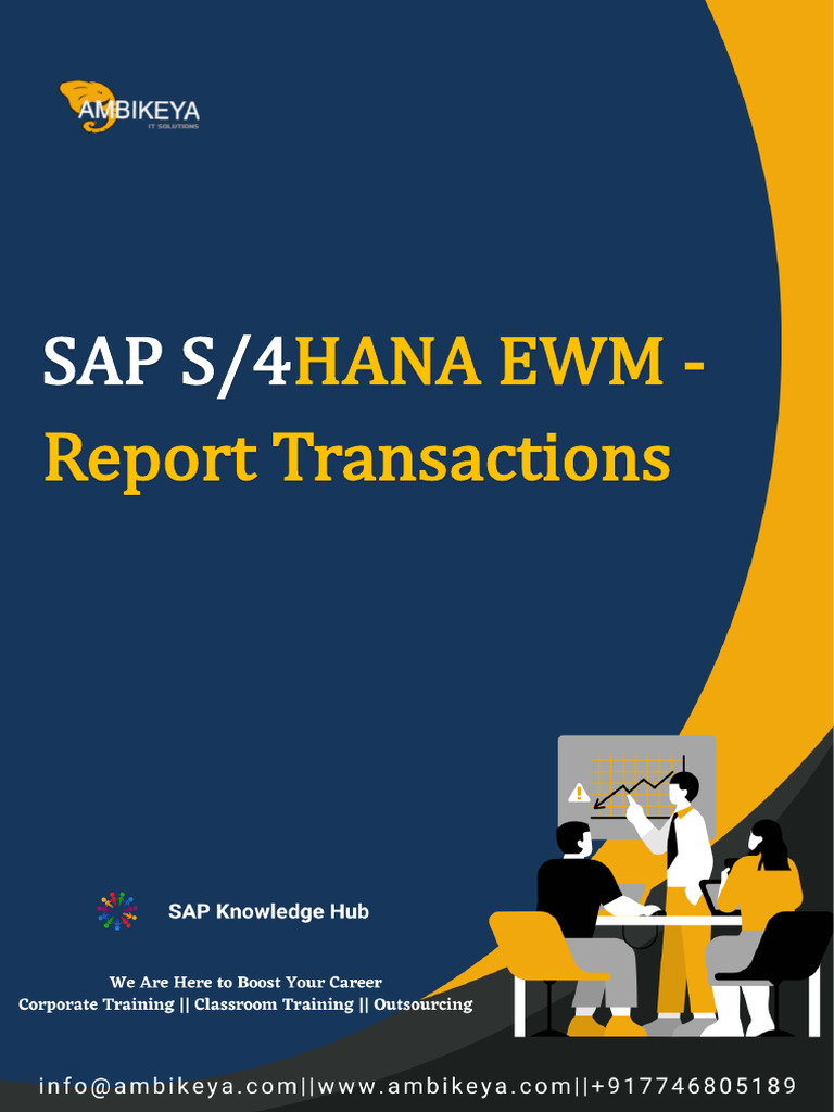Create Report Transactions in SAP EWM | PDF | Database Transaction ...