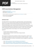 COPD Exacerbation Management Guidelines | PDF | Chronic Obstructive ...