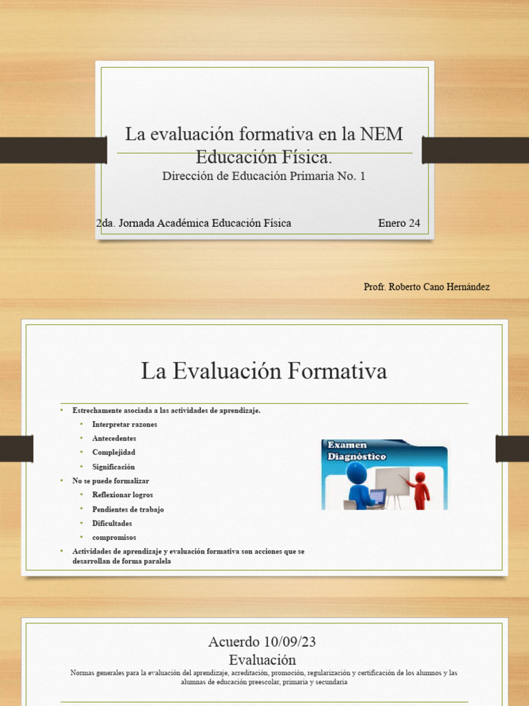 La Evaluación Formativa en La NEM Enero 24 | PDF | Evaluación | Aprendizaje