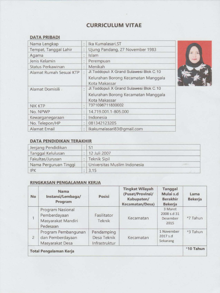 Curriculum Vitae - Compressed | PDF