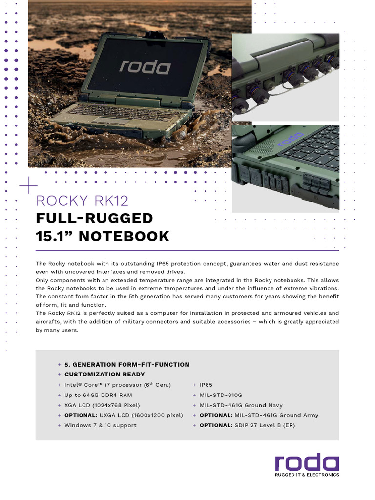 Data Sheet Rocky Rk12 en | PDF | Laptop | Solid State Drive