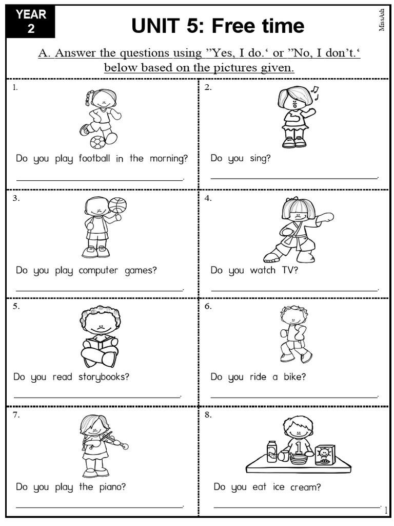 Y2 Unit 5 Quiz | PDF