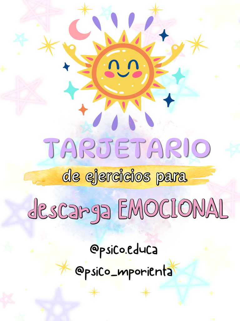 Ejercicios de descarga emocional | PDF | Las emociones | Relámpago