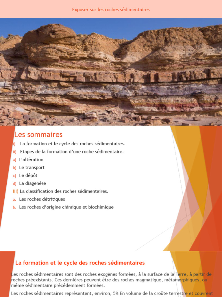 Formation et classification des roches sédimentaires | PDF | Roche ...