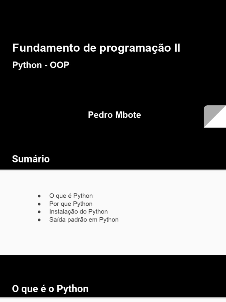Aula 12 Introdução Ao Python Pdf Python Linguagem De 7794