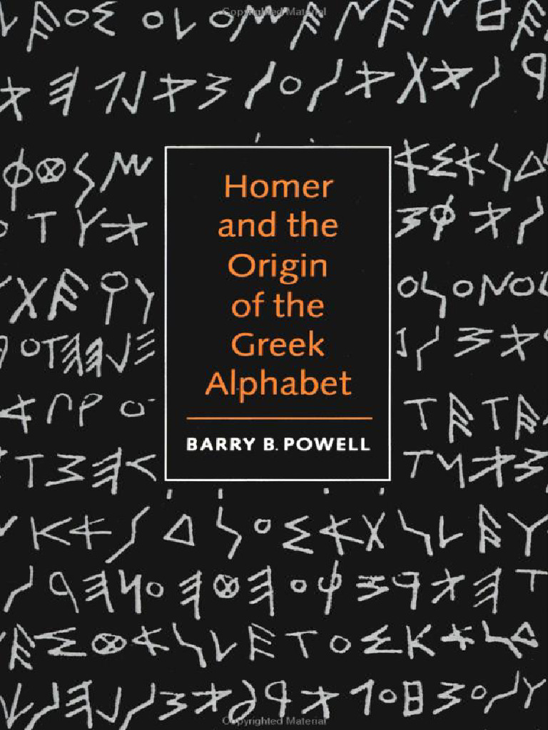 Powell, Barry B (1991) Capítulos 3 y 4 - Homer and the Origin of the ...