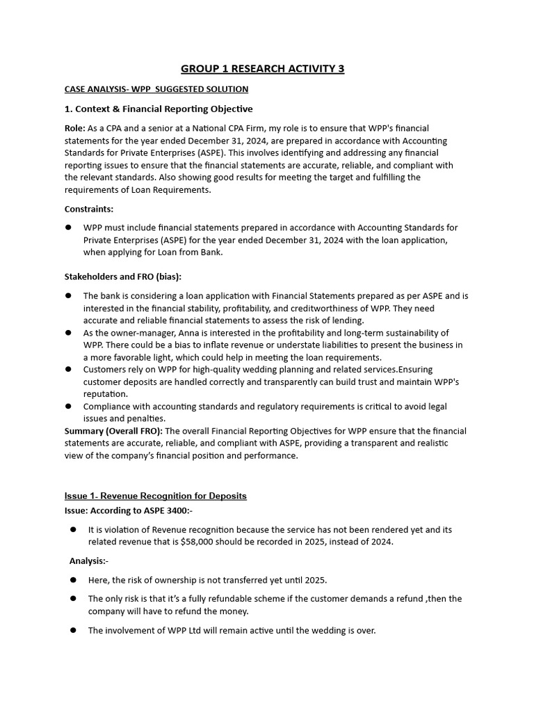 Group Research Activity 3 New | PDF | Revenue | Financial Statement
