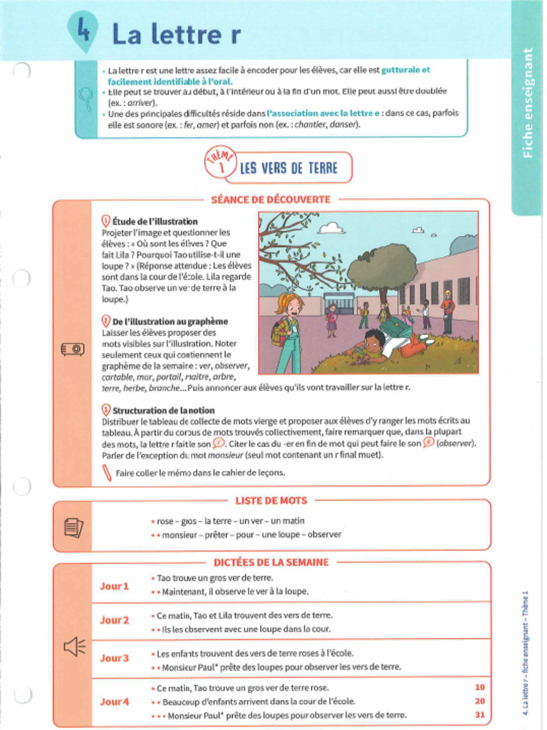 graphemo La lettre r | PDF