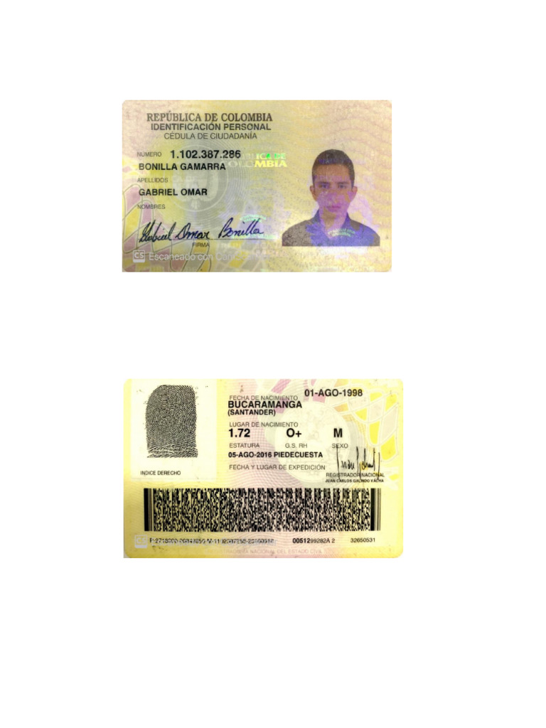 Fotocopia Cedula | PDF