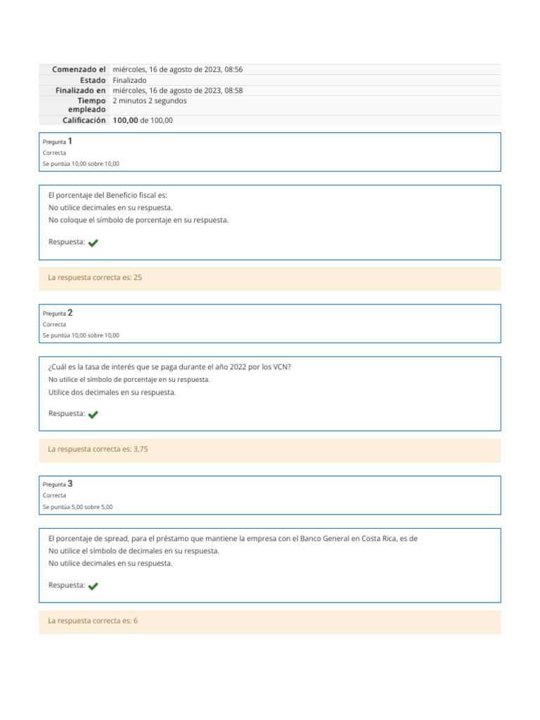 II Examen Parcial - Revisión Del Intento | PDF | Economias | Dinero