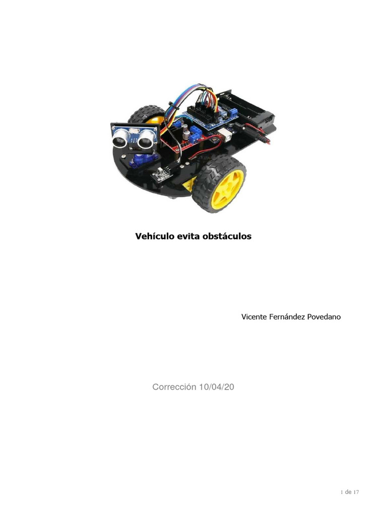 Robot Evita Obstaculos | PDF | Corriente eléctrica | Ingenieria Eléctrica