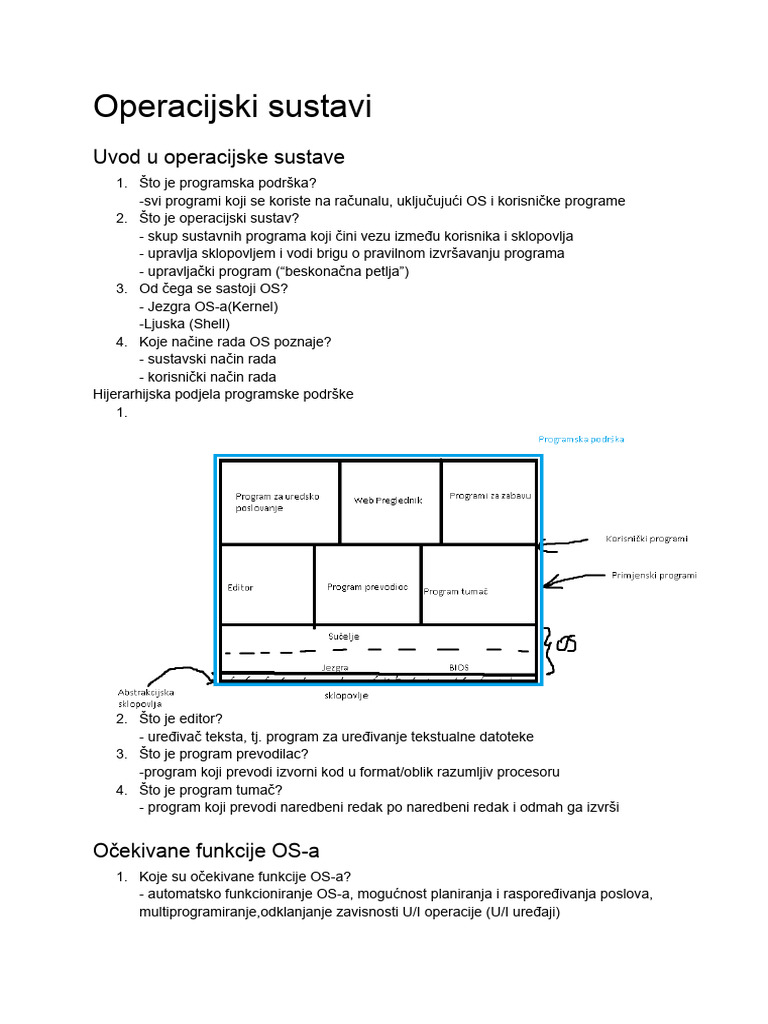 Operacijski Sustavi | PDF