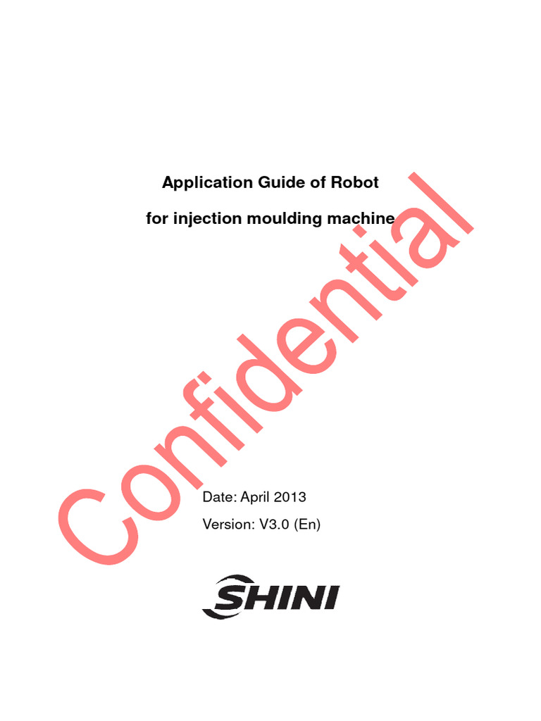 Application Guide of Robot For Injection Molding Machine | PDF | Servomechanism | Robot